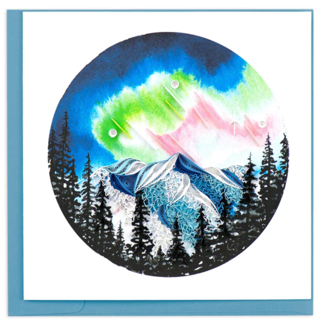 Quilling Card, Northern Lights – Be-a-Bella Candy & Gifts