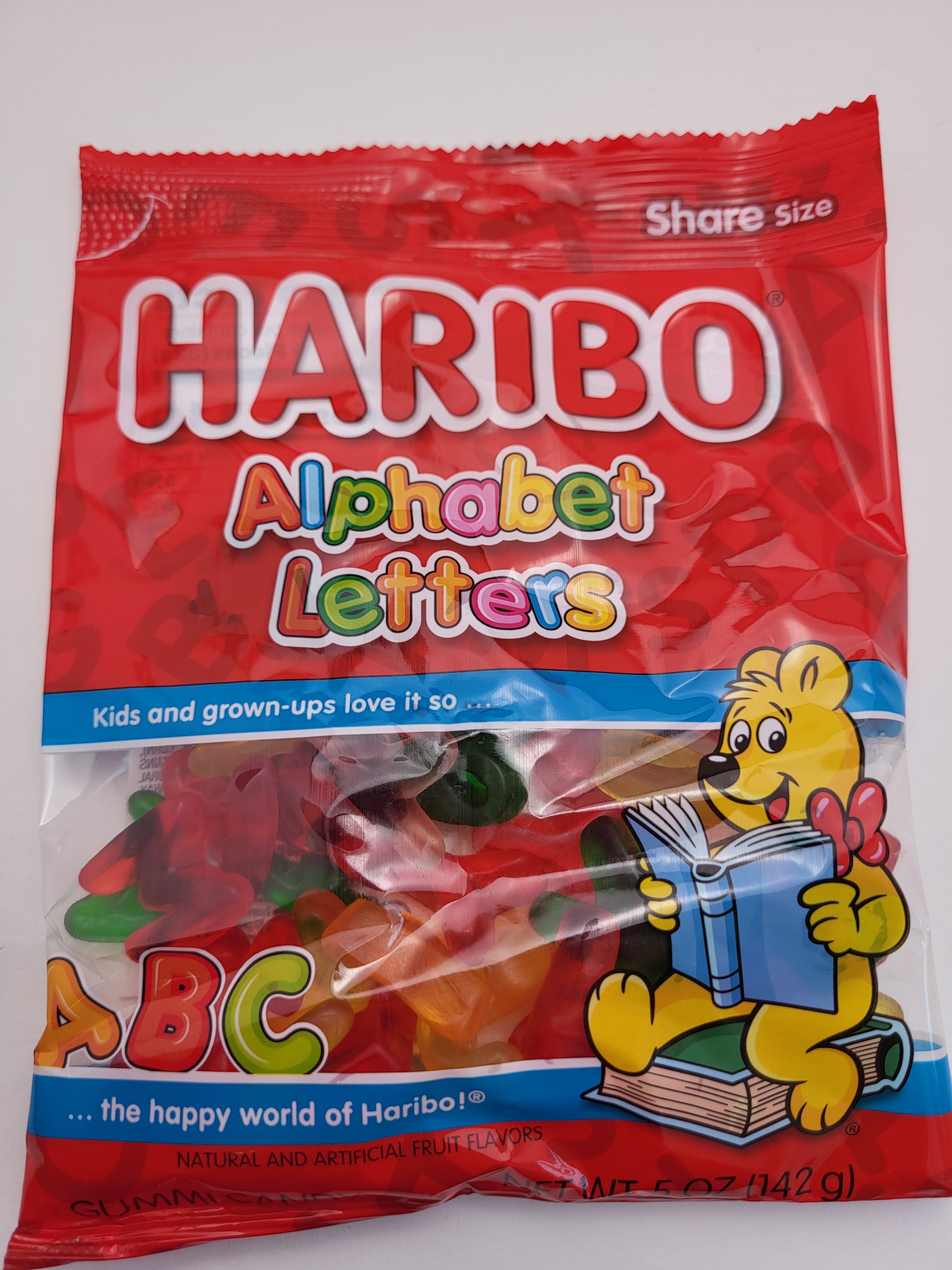 Hanging Bag, Haribo Alphabet Letters – Be-a-Bella Candy & Gifts